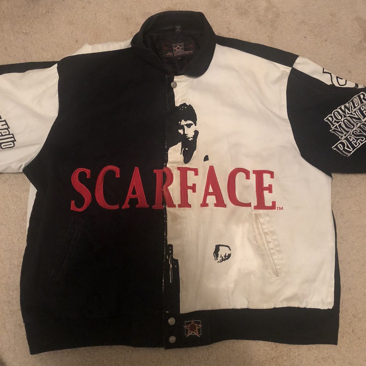 Jh Design Scarface Denim Jacket | Grailed