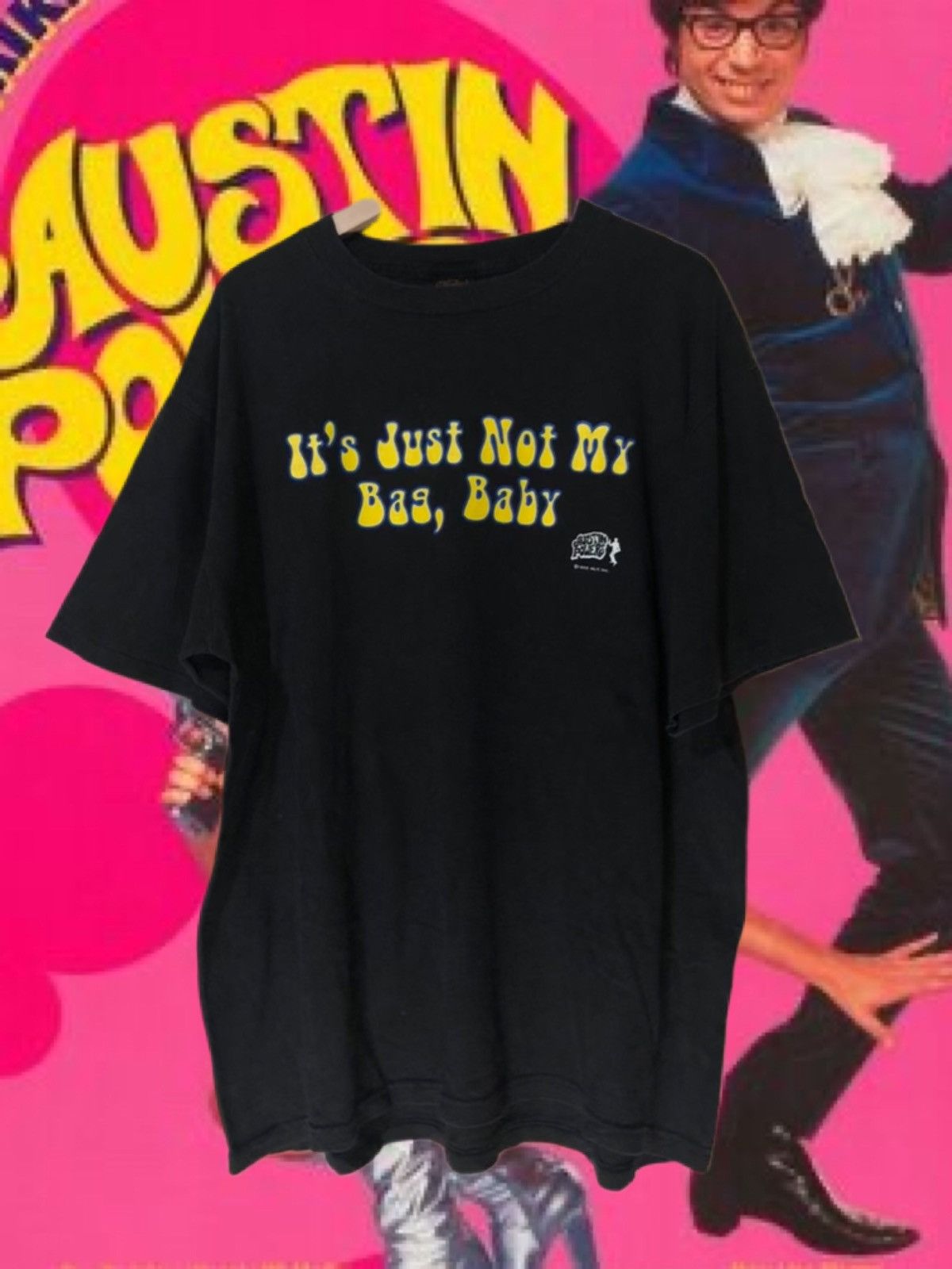 Changes × Vintage 1999 Austin Powers It’s Not My Bag Baby Movie Tee ...