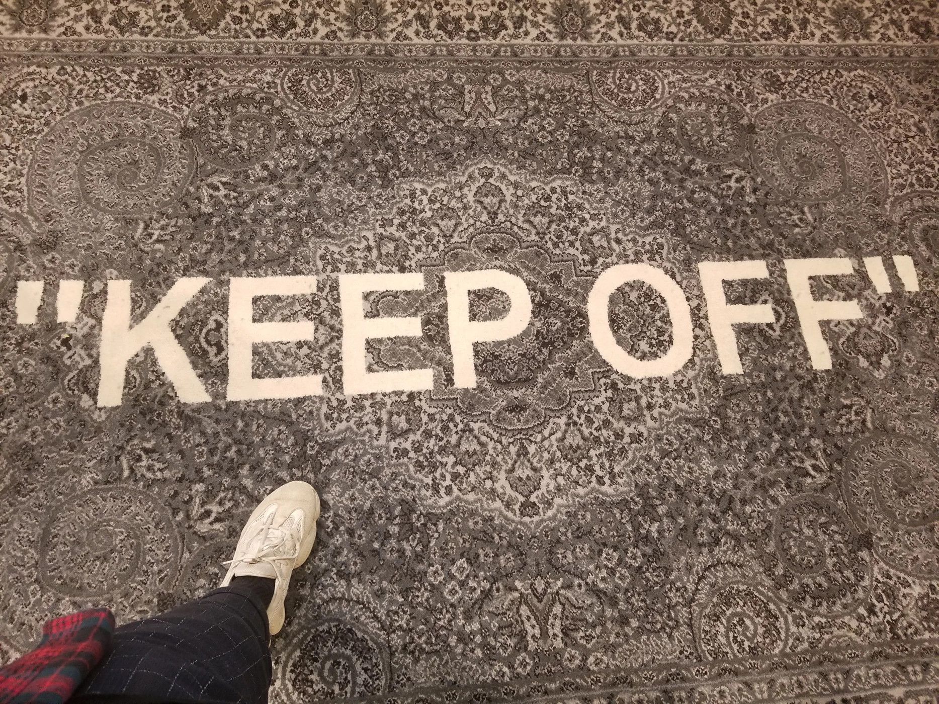 Off-White Off-White x Ikea Virgil Abloh "Keep OFF" Rug 200 x 300 cm ...
