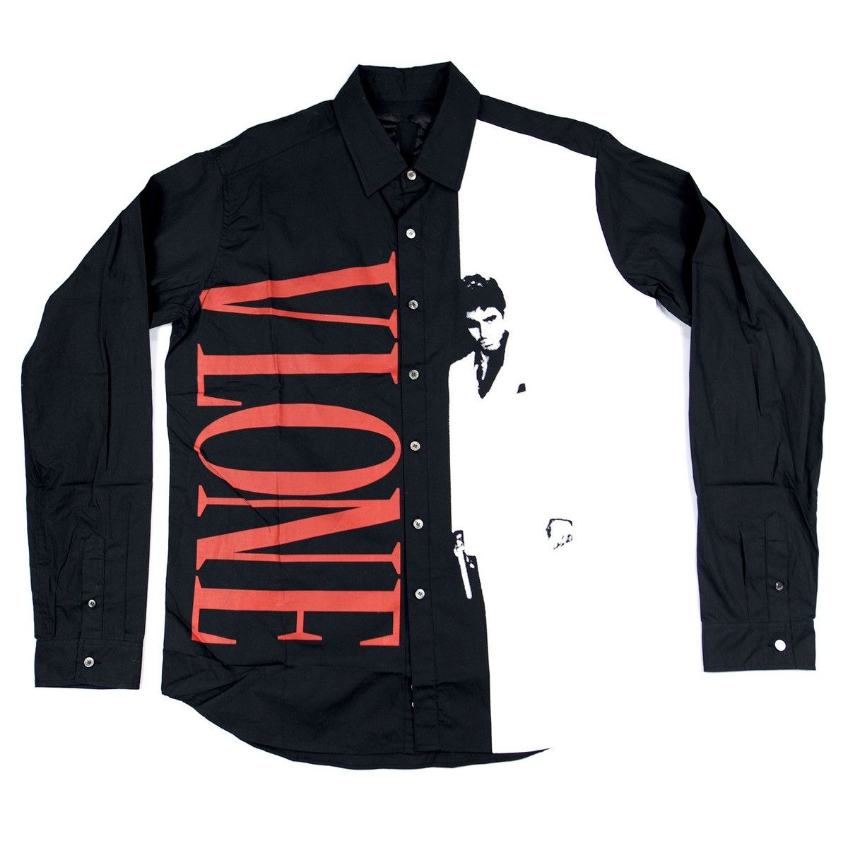 Vlone Vlone Scarface Button Up Shirt | Grailed