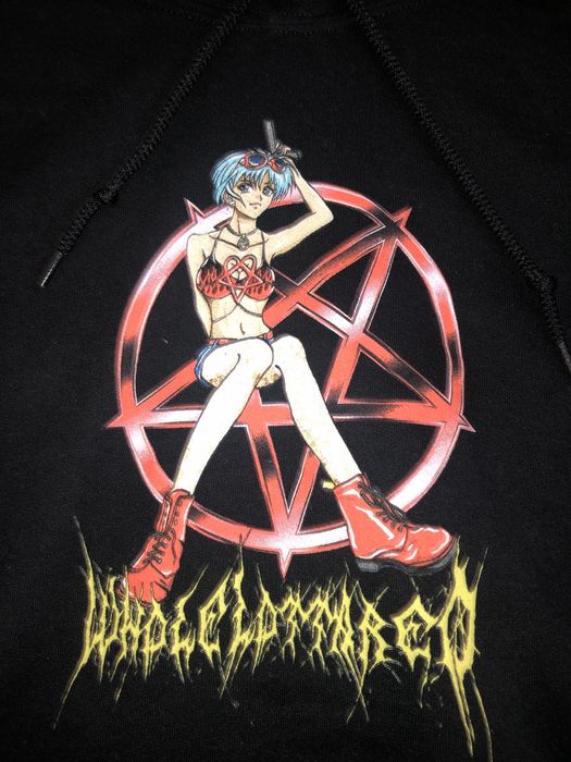 Playboi Carti Playboi Carti Whole Lotta Red Anime Pentagram Hoodie ...