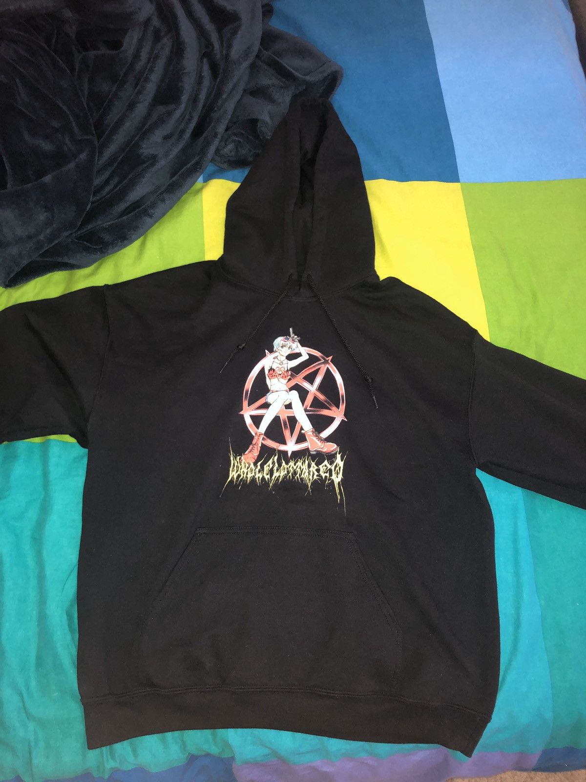Playboi Carti Playboi Carti Whole Lotta Red Anime Pentagram Hoodie ...