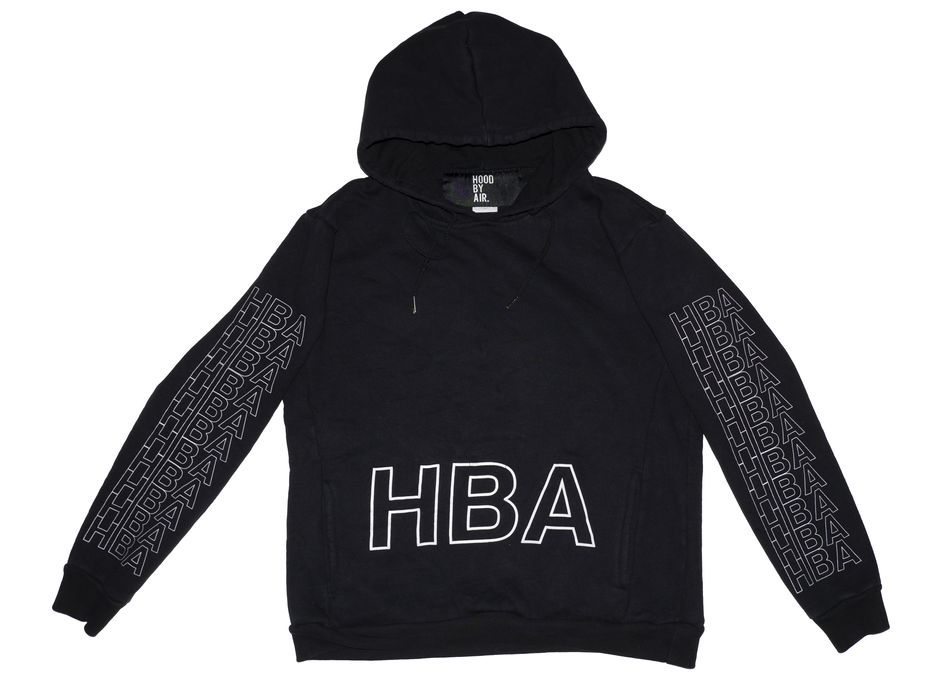 Hood By Air Hood By Air Rare HBA Hoodie Sleeve Logos Medium | Grailed