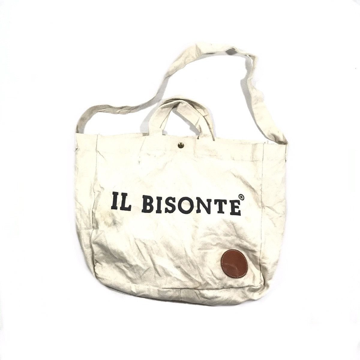 Il Bisonte Logo Canvas 2 Way Bag | Grailed
