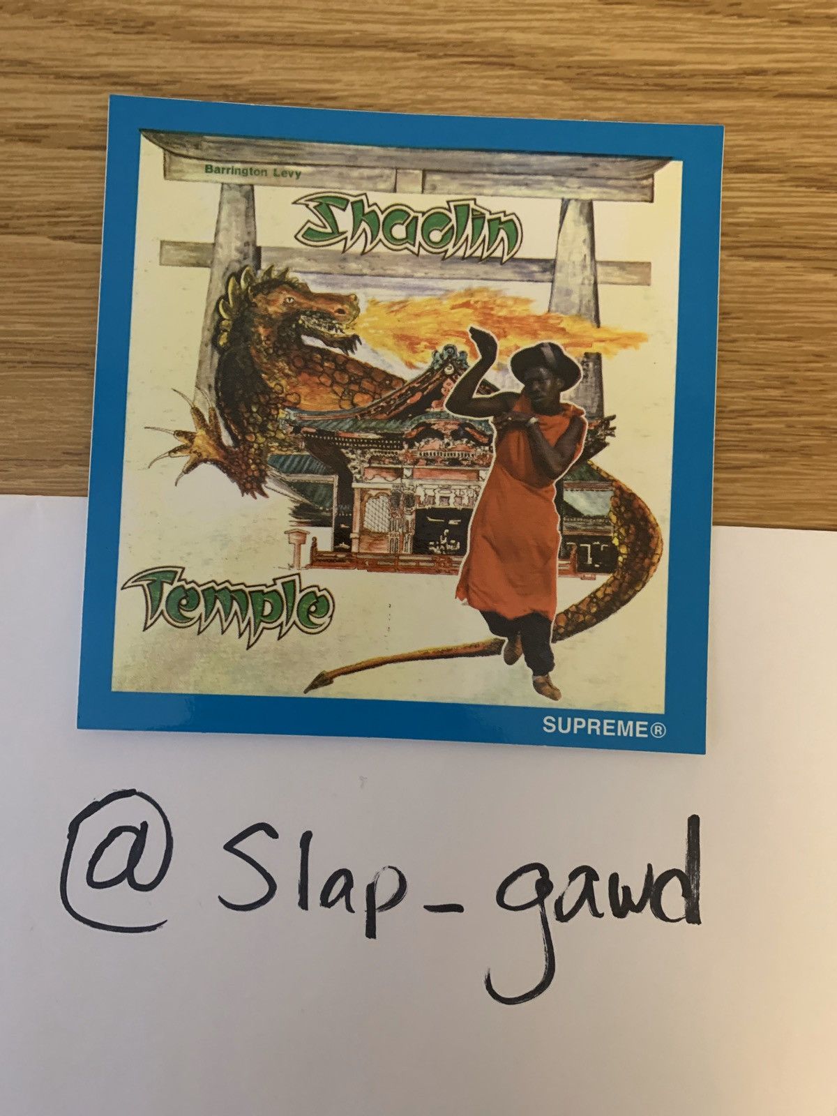 Supreme Supreme Shaolin Temple Sticker | Grailed