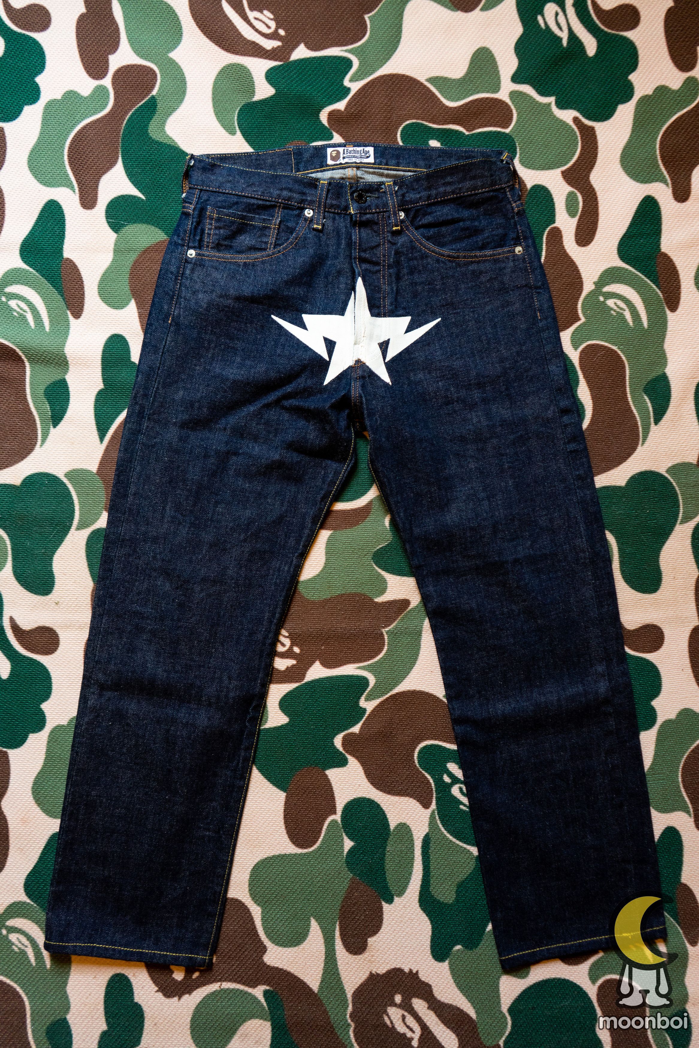 Bape Bapesta Jeans | Grailed