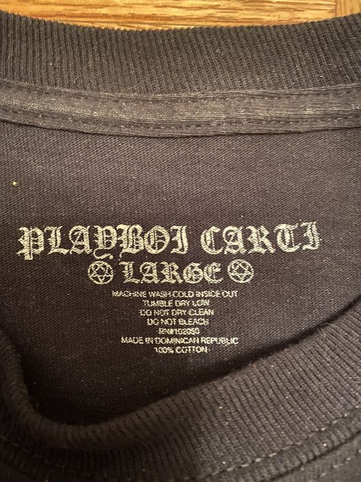 Asap Rocky Playboi Carti Neon Tour “Pentagram” Tee | Grailed