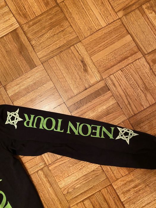 Asap Rocky Playboi Carti Neon Tour “Pentagram” Tee | Grailed