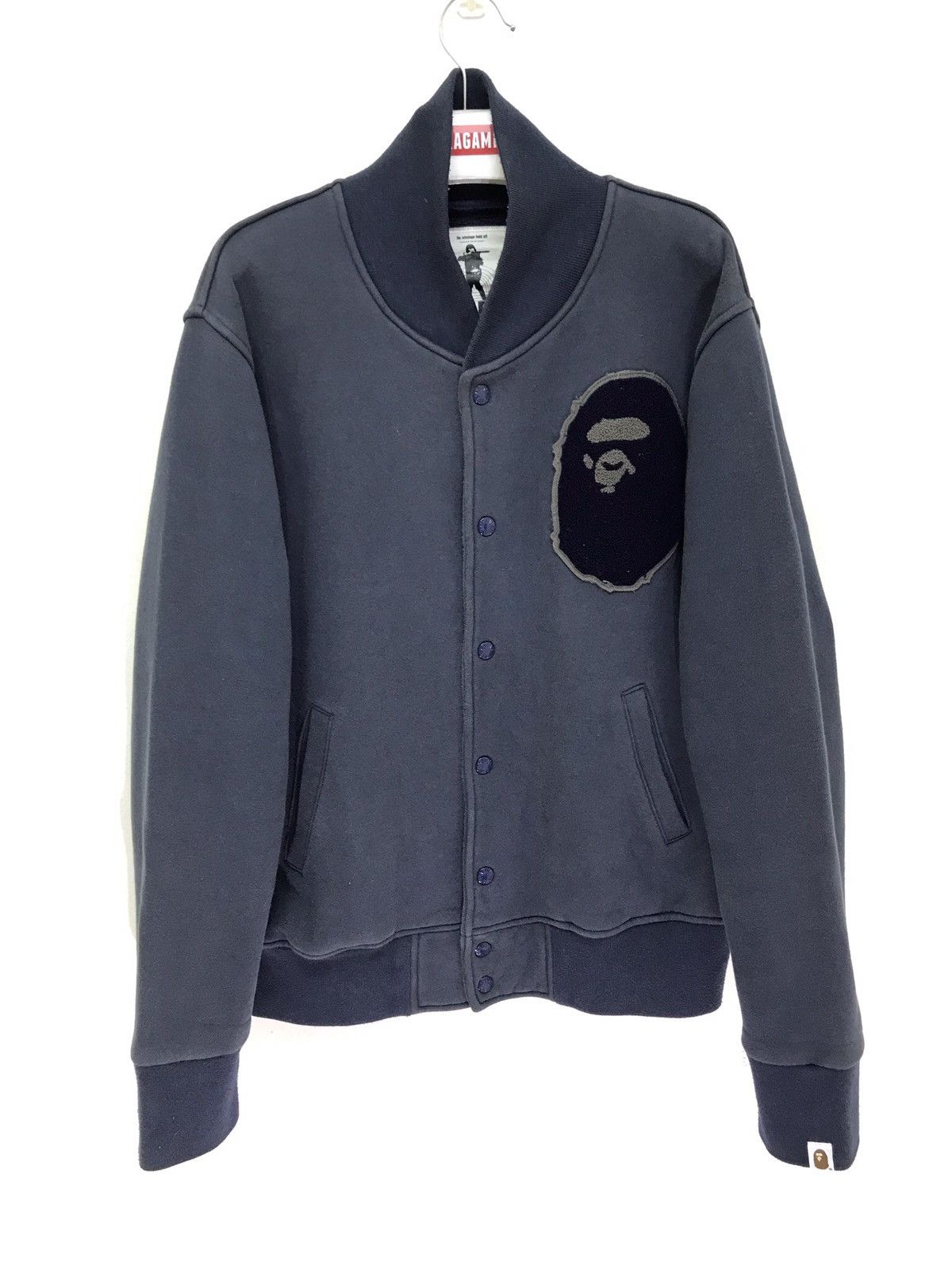 Bape Rare Vtg OG Bape Head Varsity Jacket Made in Japan Nigo Era | Grailed