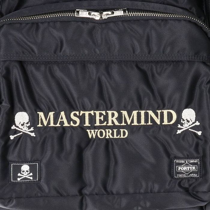 Mastermind Japan Backpack Black 1st anniversary logo embroidery nylon ...