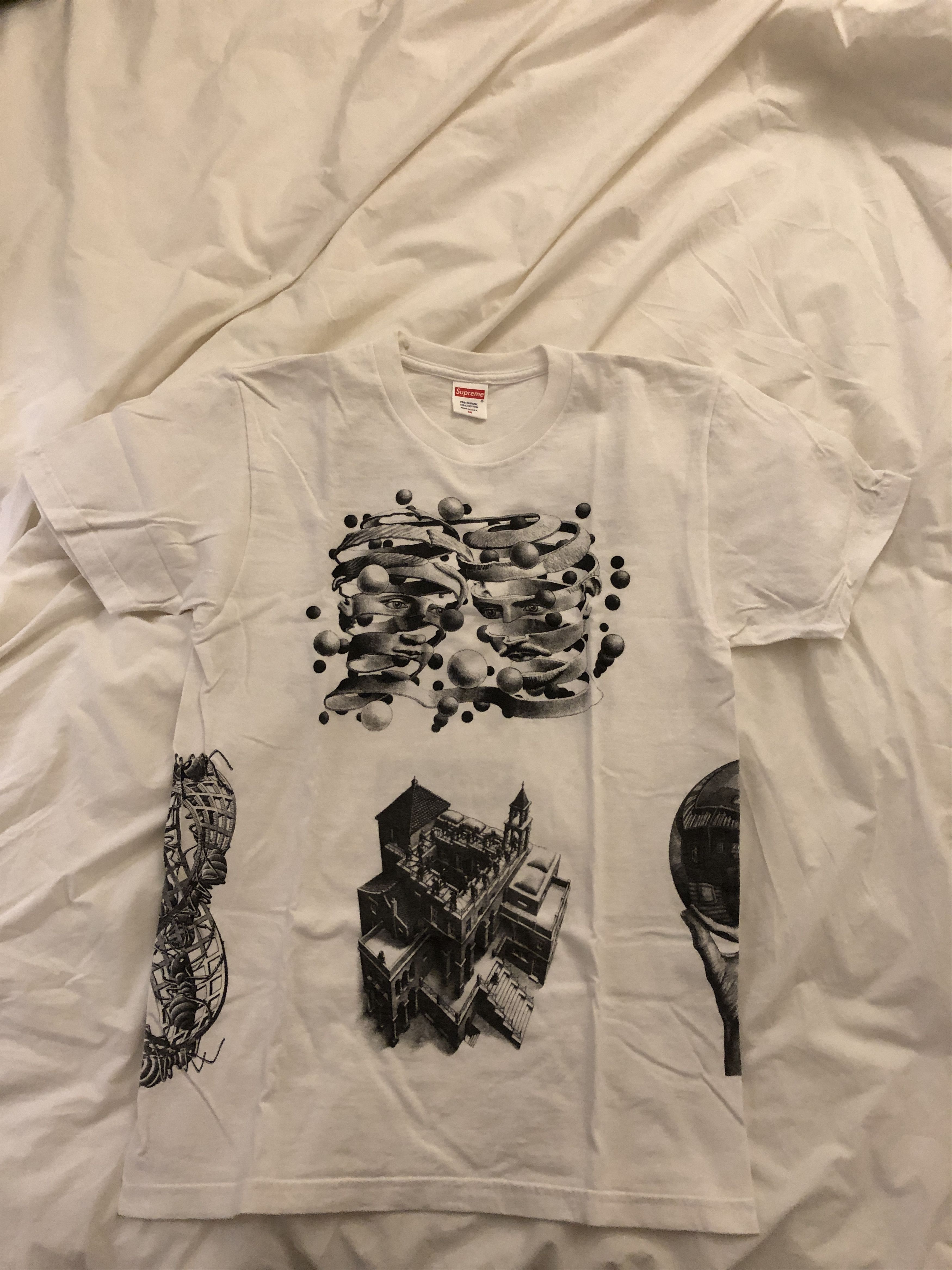 Supreme MC Escher Collage Tee | Grailed