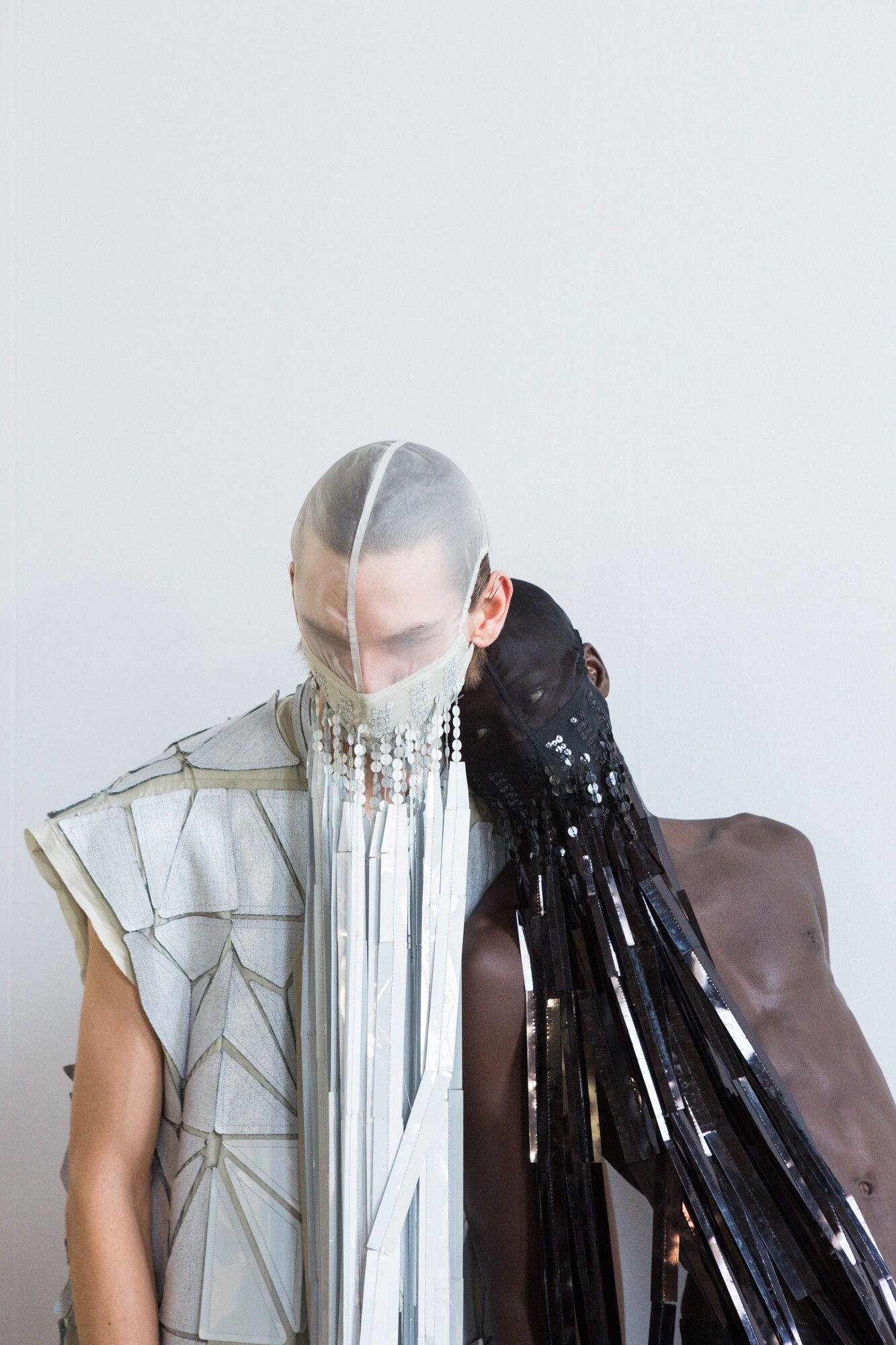 Rick Owens new M SILVER FACE MASK BABEL SS19 | Grailed