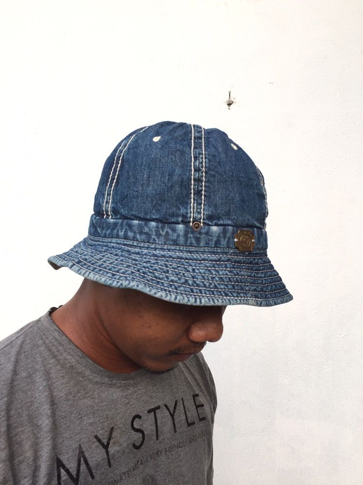 Indigo VINTAGE INDIGO HAT DECHO MADE IN JAPAN | Grailed