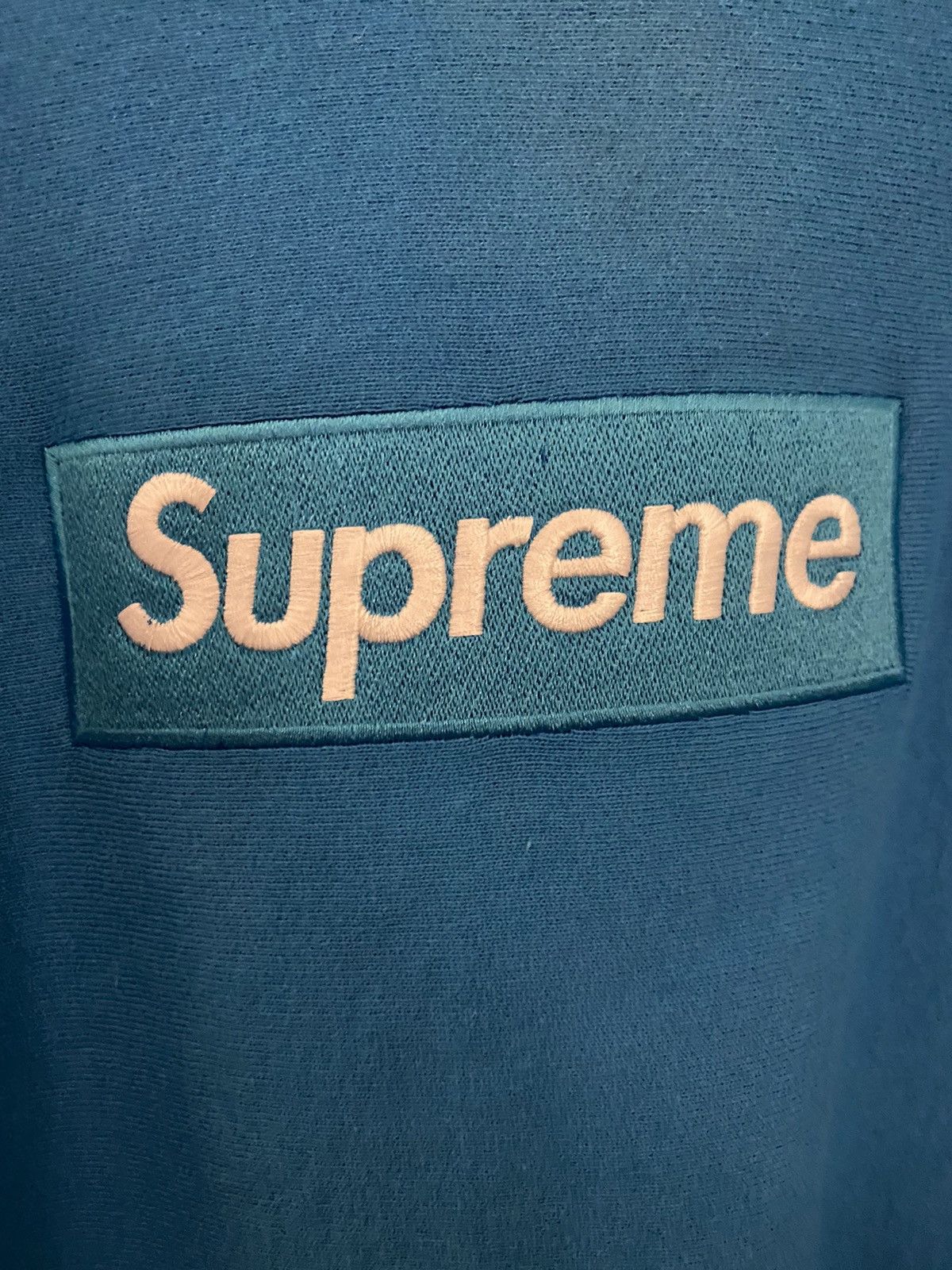 Supreme Supreme Bright Royal Blue box logo crewneck medium | Grailed