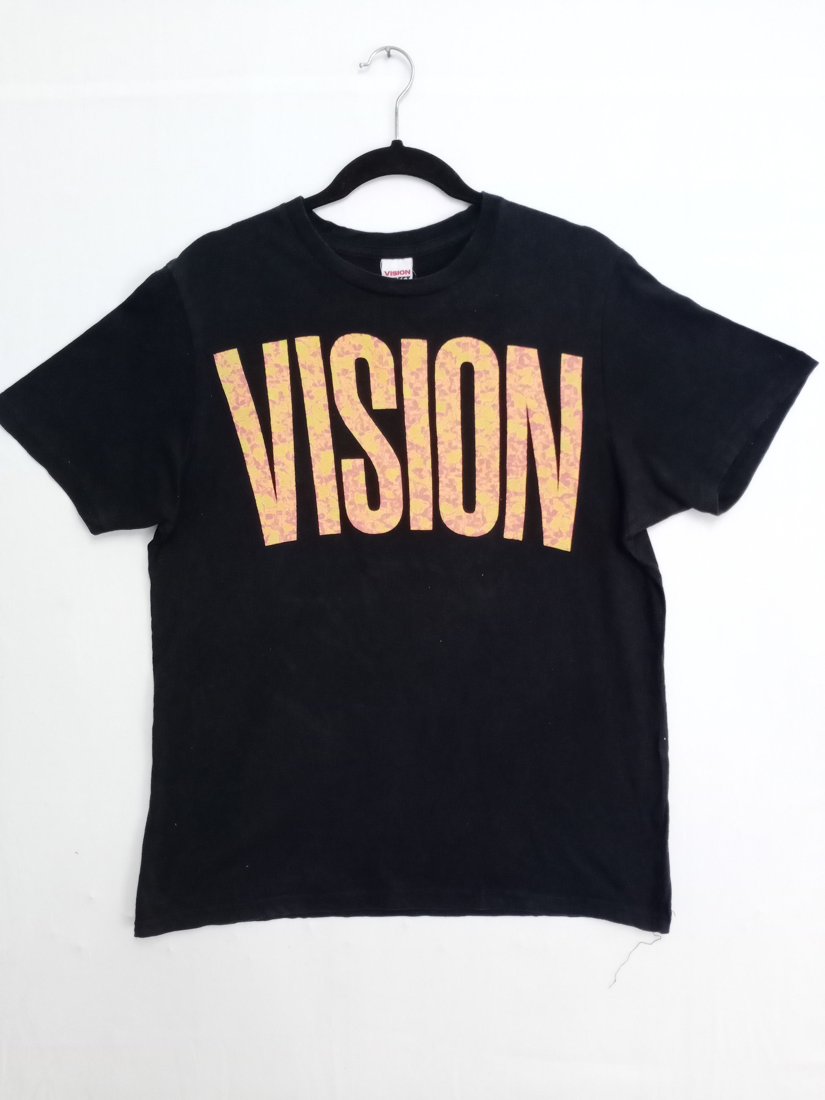 Vintage × Vision Streetwear Vintage Vision Street Wear Big Logo Tshirt ...