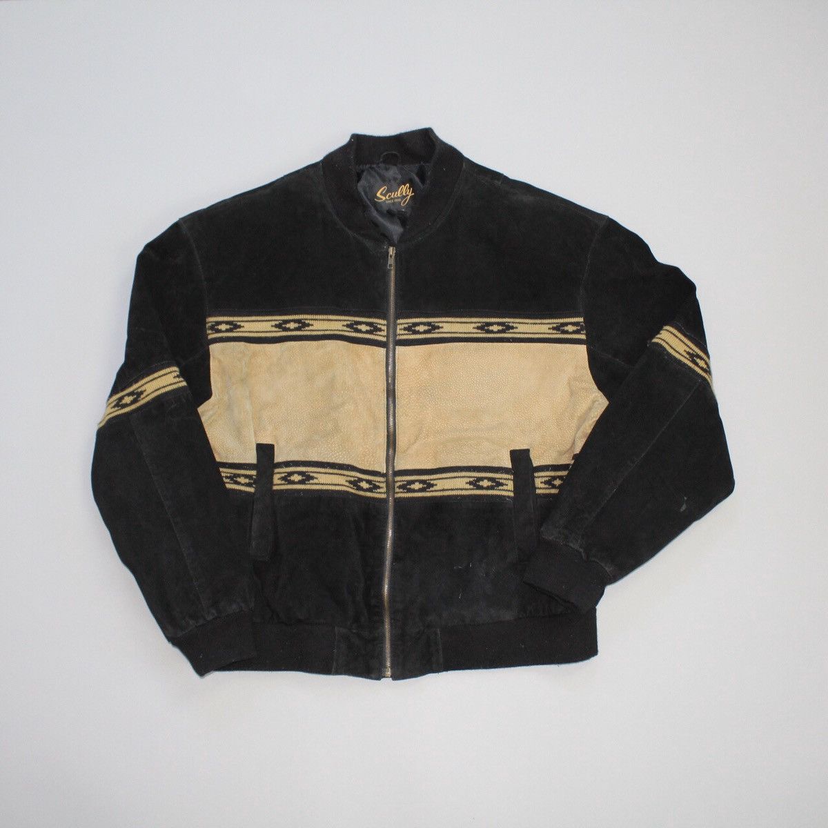 Vintage 80s Western Style Suede Bomber Jacket | Grailed