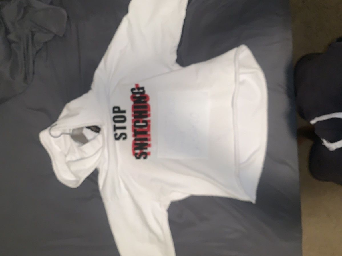 Vlone Stop Snitching/ No Cap ATL Pop Up Hoodie | Grailed