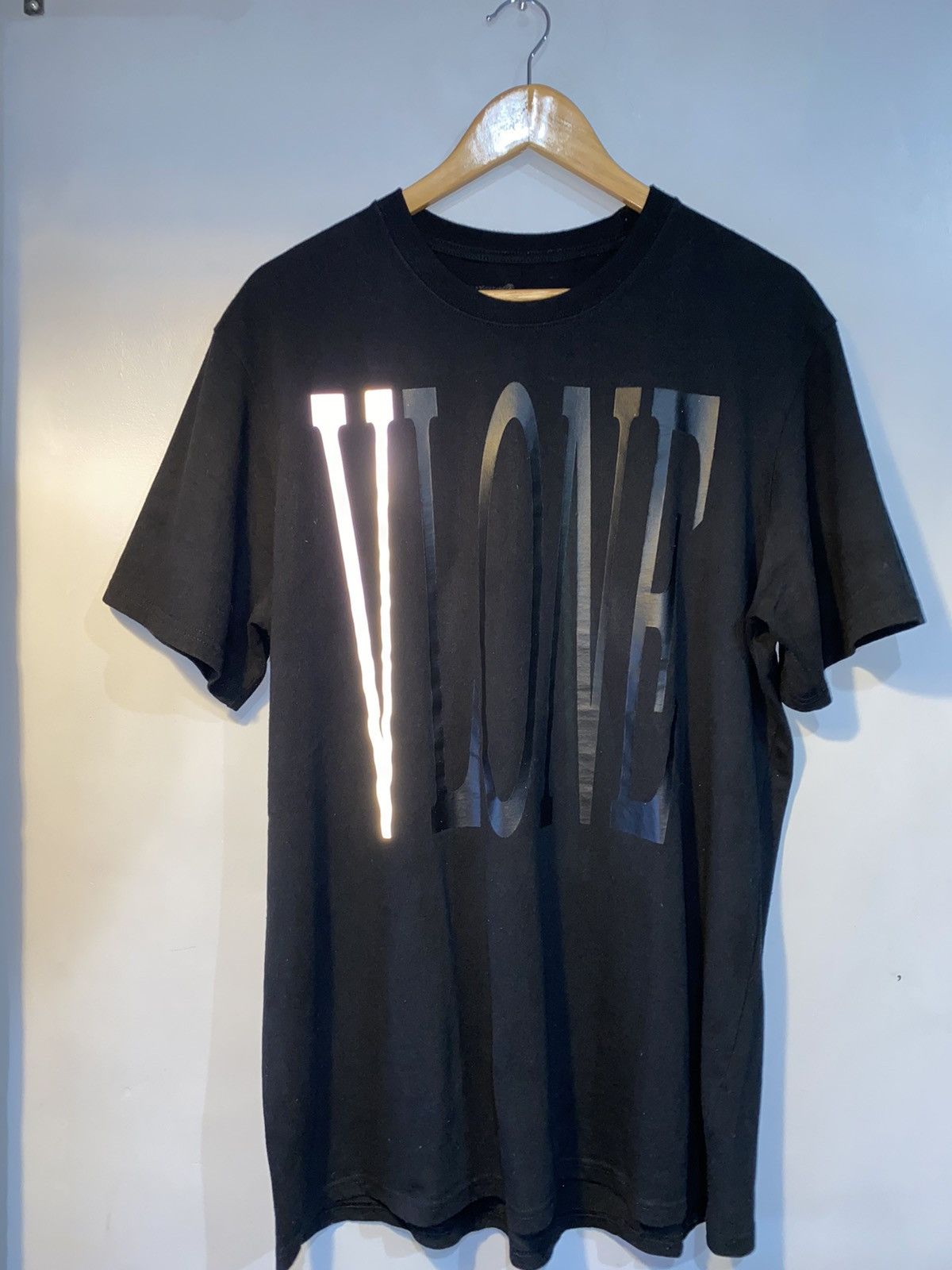 Vlone Vlone 3M Reflective Staple Tee | Grailed