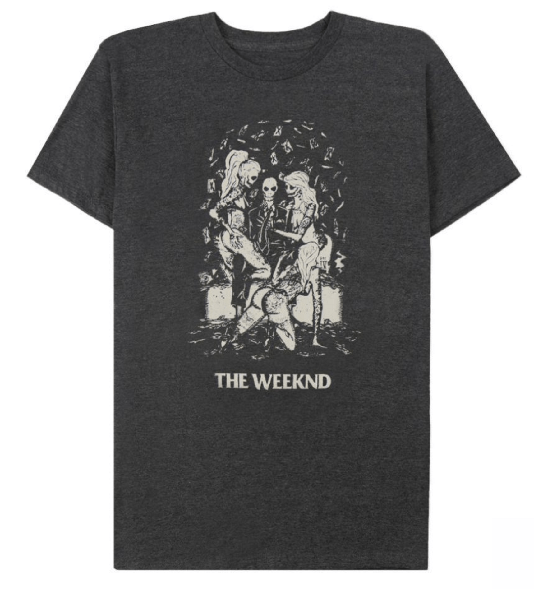 The Weeknd THE WEEKND STARBOY BBTM KISS LAND XO THREE 3 DEAD GIRLS TEE ...