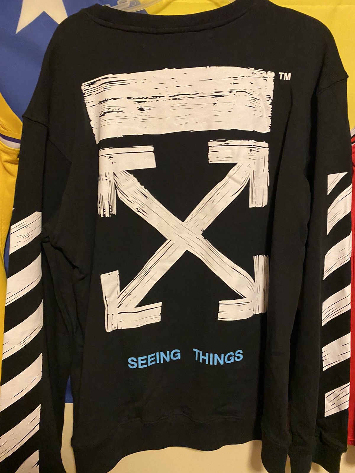 Off-White Off-White Seeing Things Long Sleeve Black | Grailed