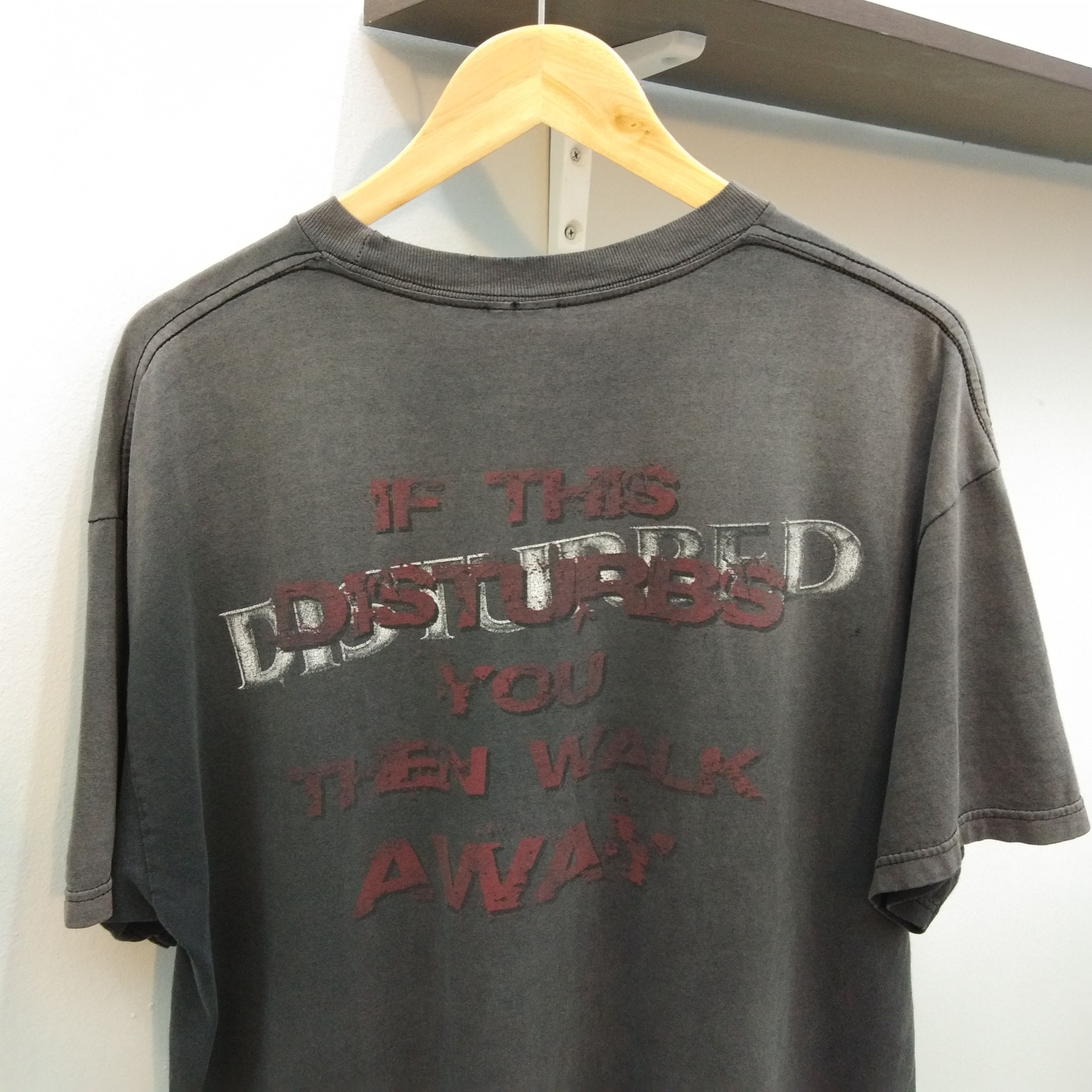 Band Tees DISTRESSED DISTURBED BAND TEE | Grailed