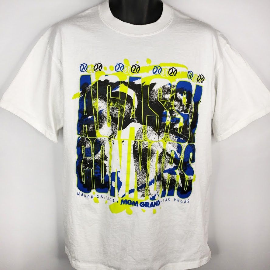 Mgm Grand Andre Agassi Jimmy Connors Tennis Match T Shirt Vintage 90s ...