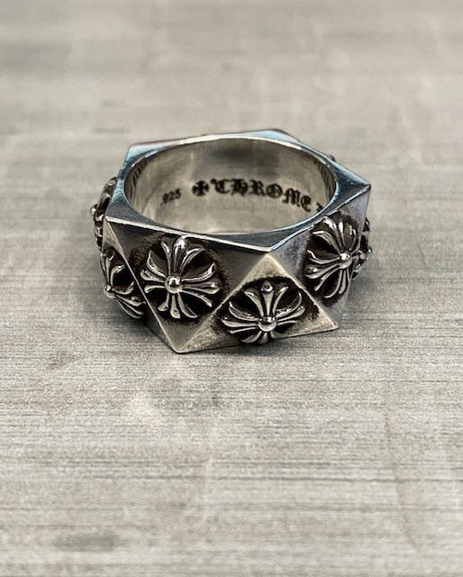 Chrome Hearts Cross Pentagon Ring Size 9 | Grailed