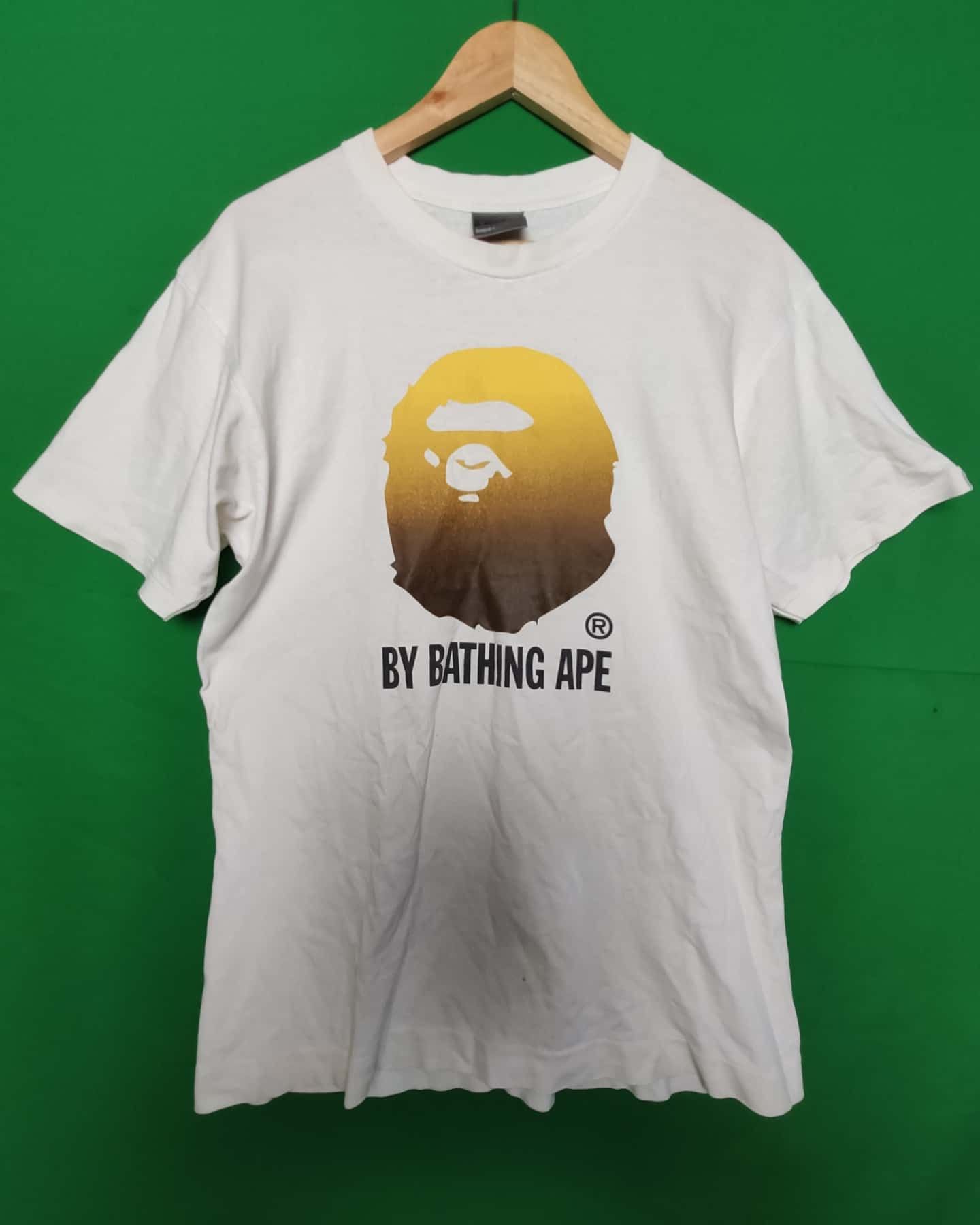 Bape bape gold logo | Grailed