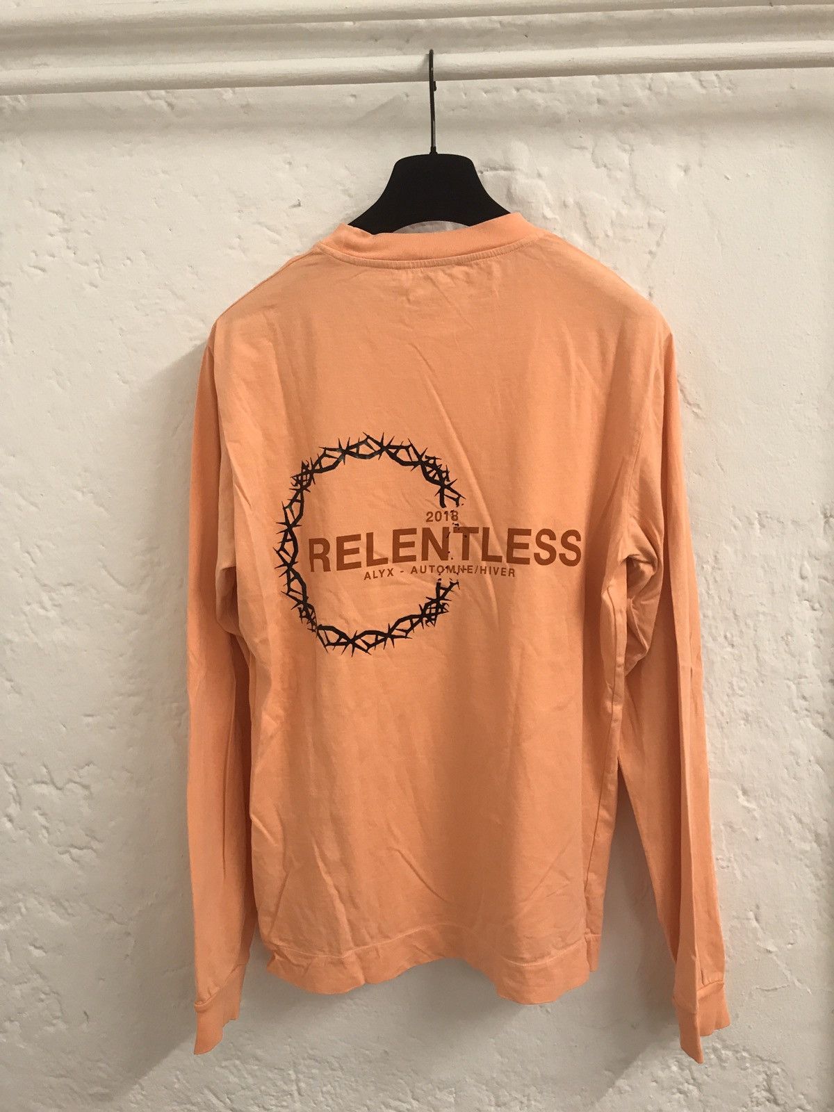 Alyx Relentless Orange ALYX Collection tee | Grailed