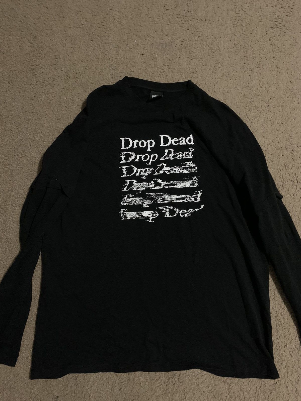 Drop Dead Clothing Drop dead logo long sleeve t-shirt | Grailed
