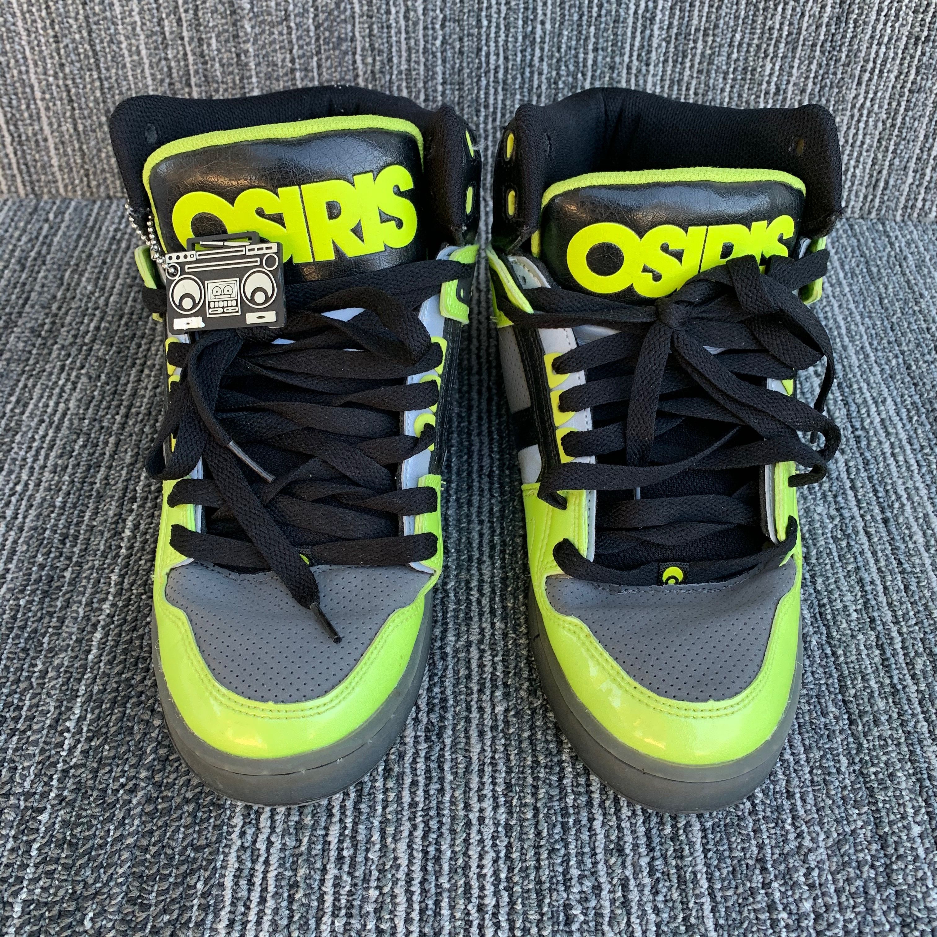 Osiris Vintage OSIRIS NYC 83 Black Volt Lime Green Size 11 | Grailed