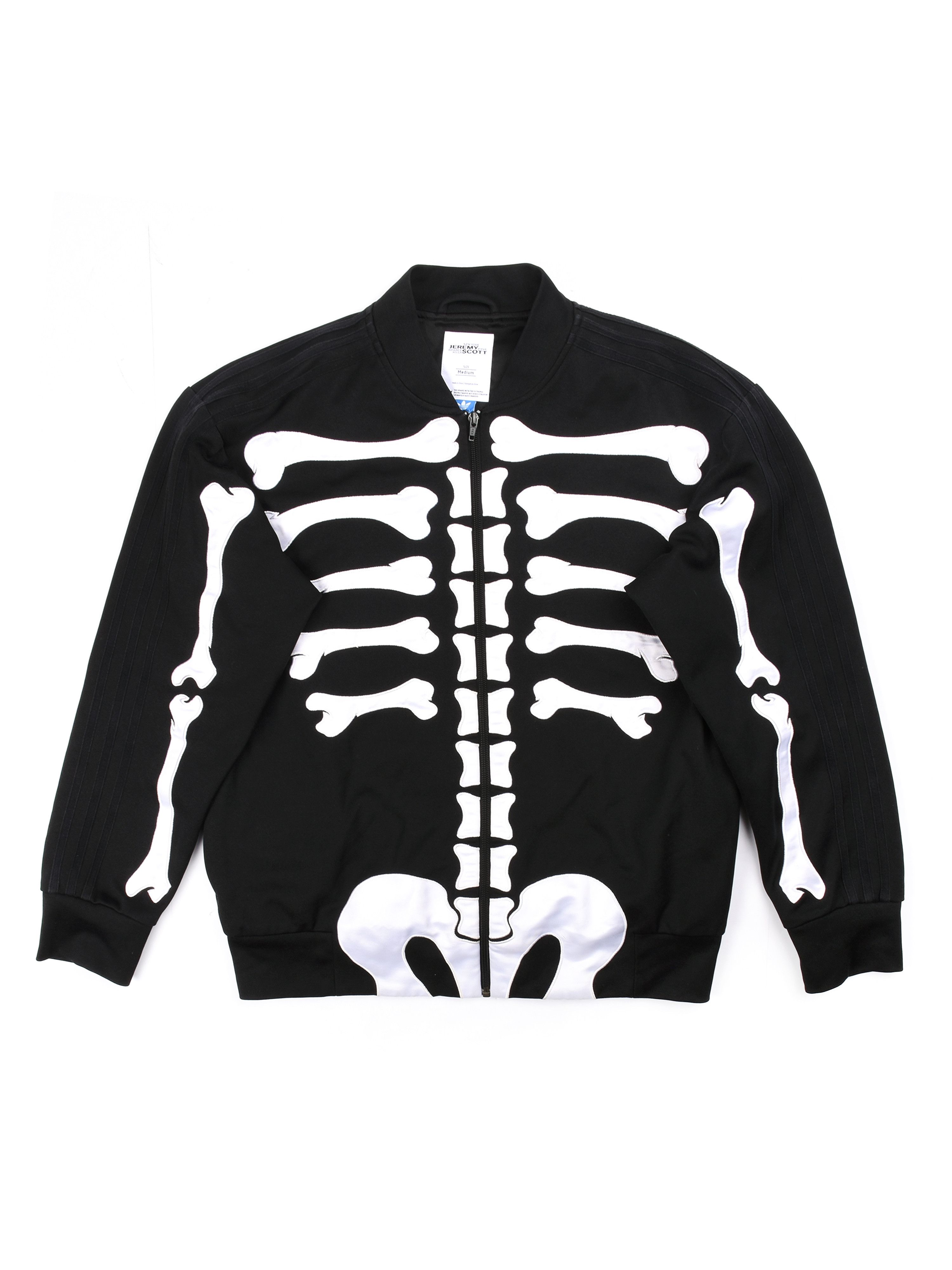 Adidas Skeleton Bomber | Grailed