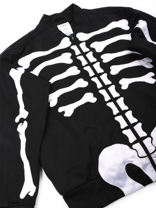 Adidas Skeleton Bomber | Grailed