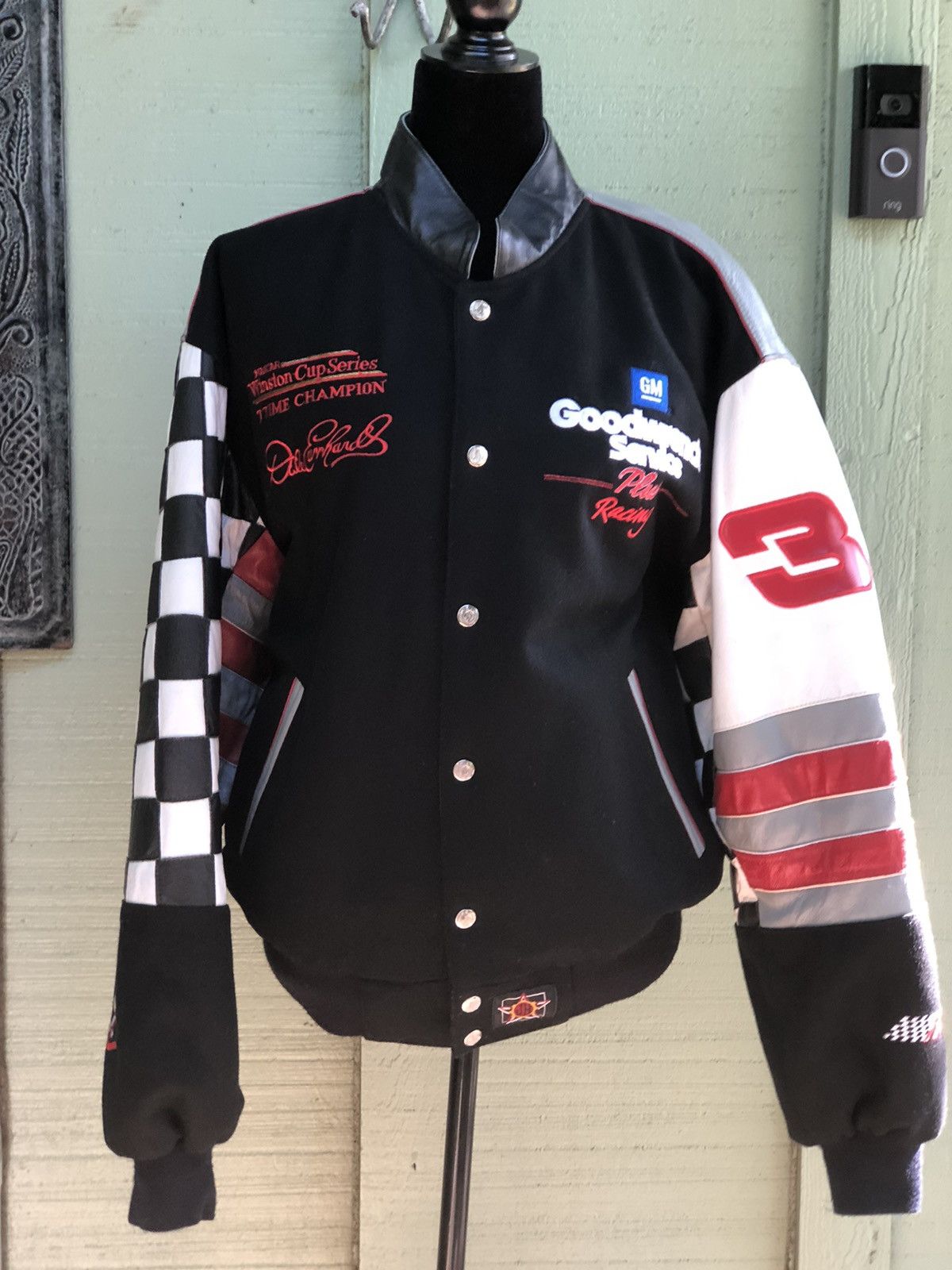 Vintage DALE EARNHARDT SR. #3 REVERSIBLE LEATHER RACING JACKET | Grailed