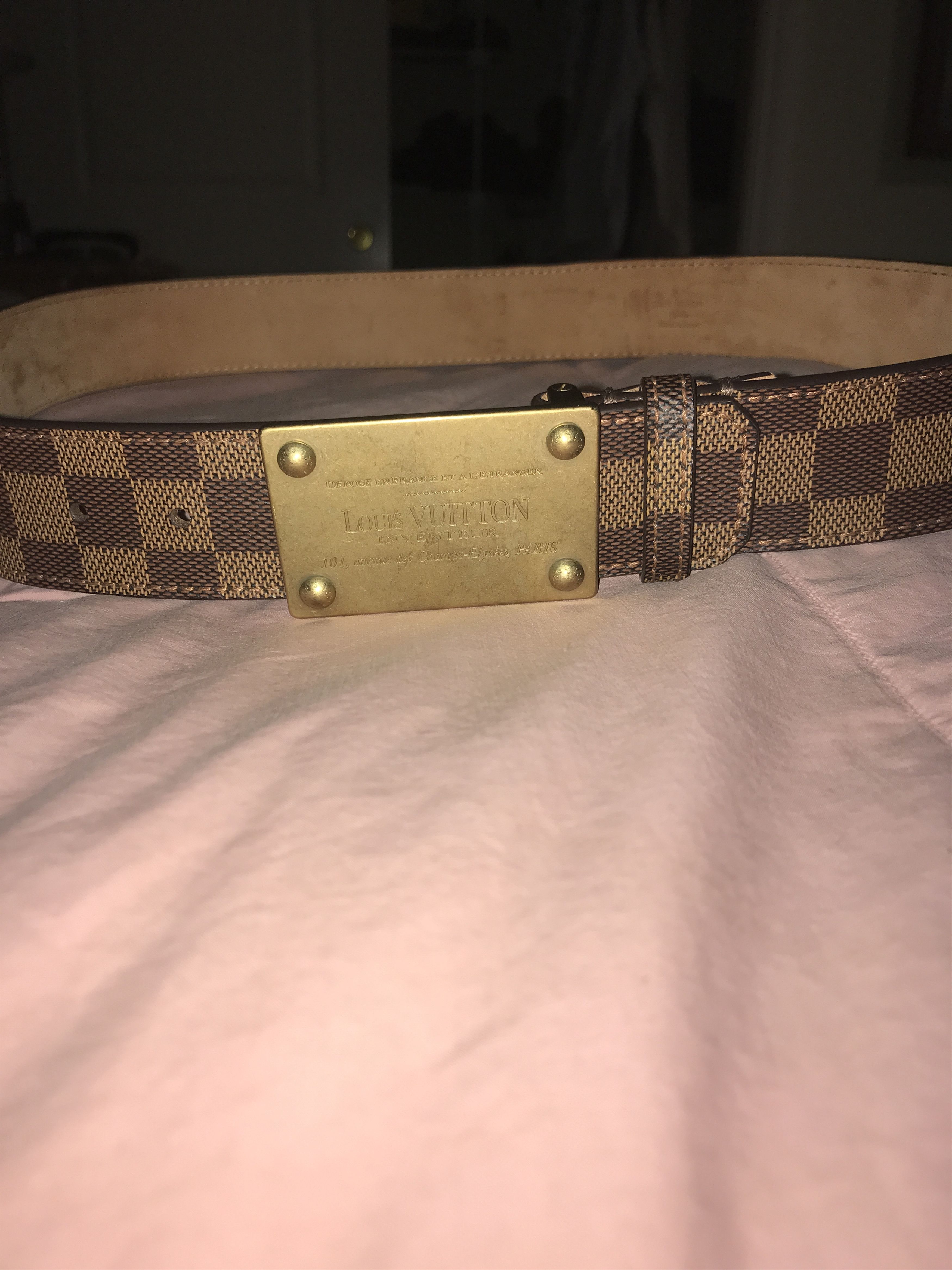 Louis Vuitton FINAL PRICE DROP Louis Vuitton Inventeur Brown Checkered ...