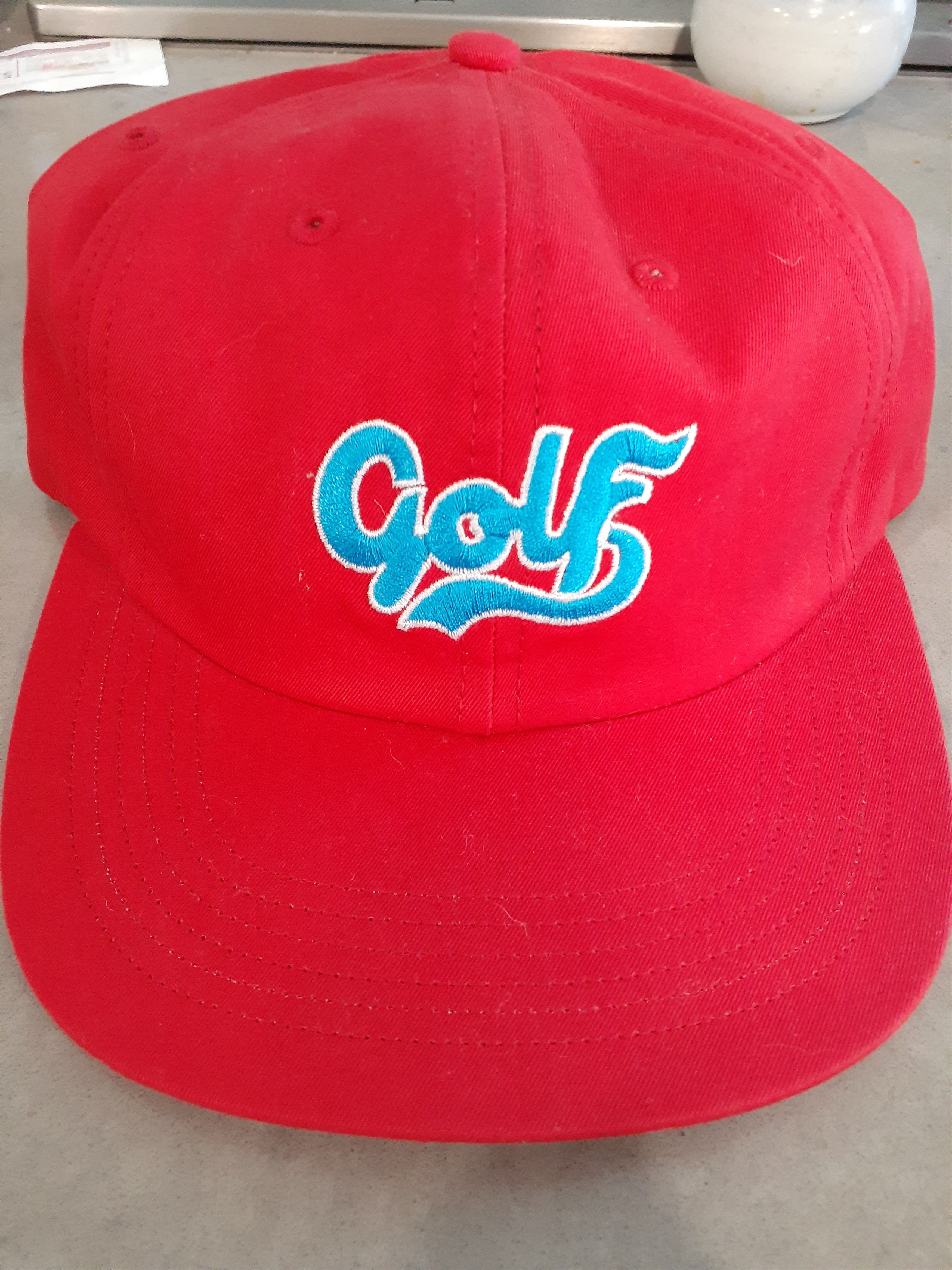 Golf Wang golf wang cursive logo hat | Grailed