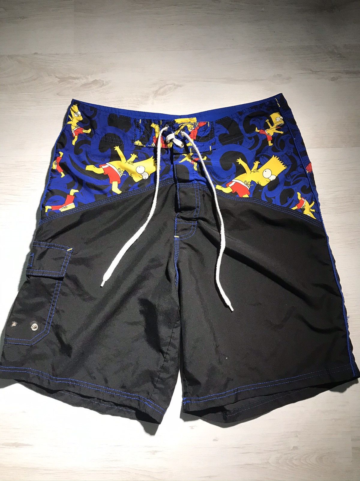The Simpsons × Vintage Vintage 2004 Bart Simpson Swim Trunks | Grailed