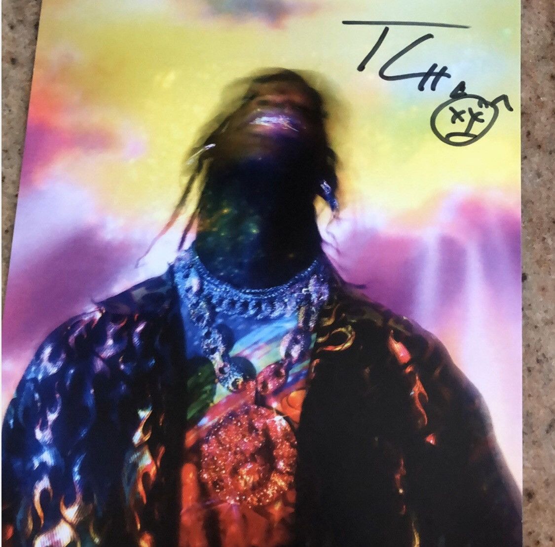 Travis Scott Travis Scott Signed Lithograph Poster | Grailed