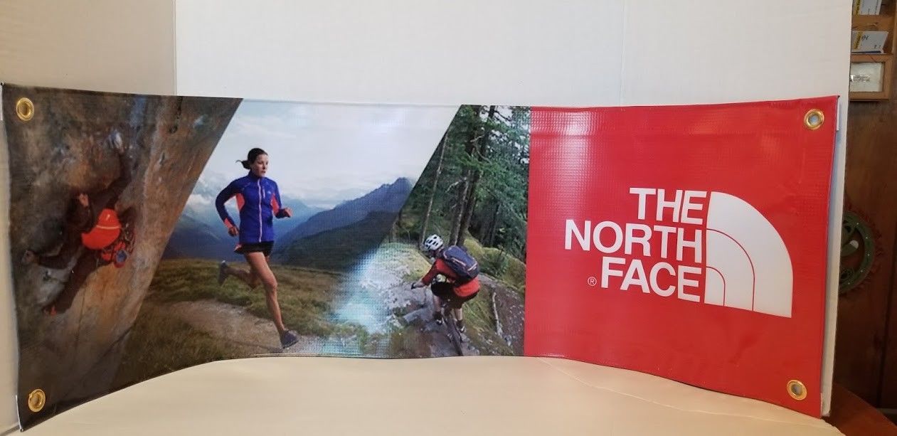 The North Face North face Banner Sign Decor Vinyl 3 x 1 Feet | Grailed