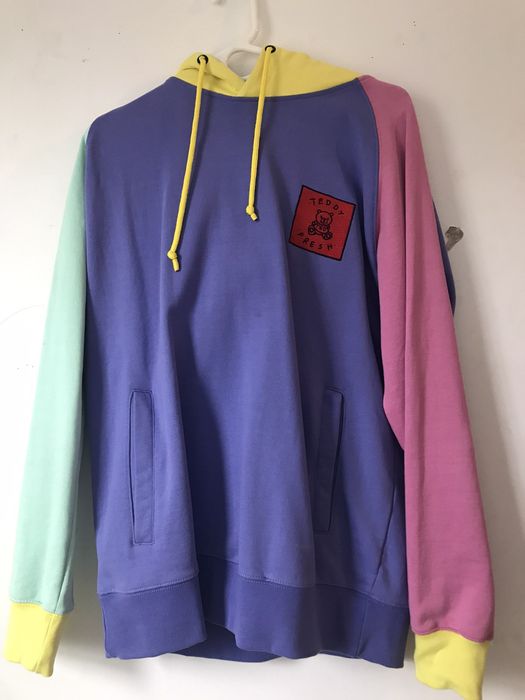 Teddy Fresh Teddy fresh color block hoodie | Grailed