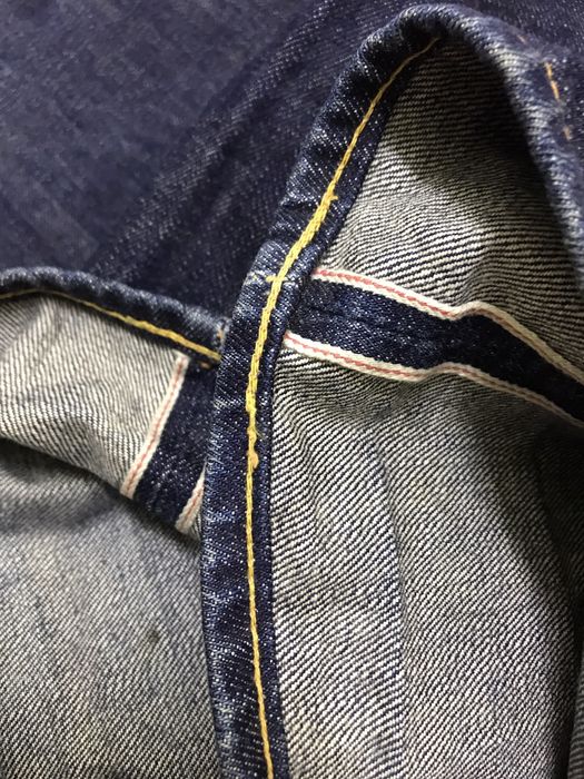 Evisu Rare OG Mighty Evisu Over Hand Painted Denim Regular | Grailed