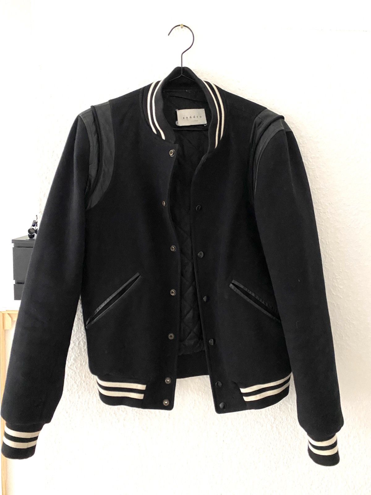 Sandro Varsity Teddy Jacket | Grailed
