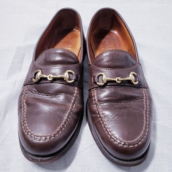 Alden Brown Leather Horsebit Loafers | Grailed