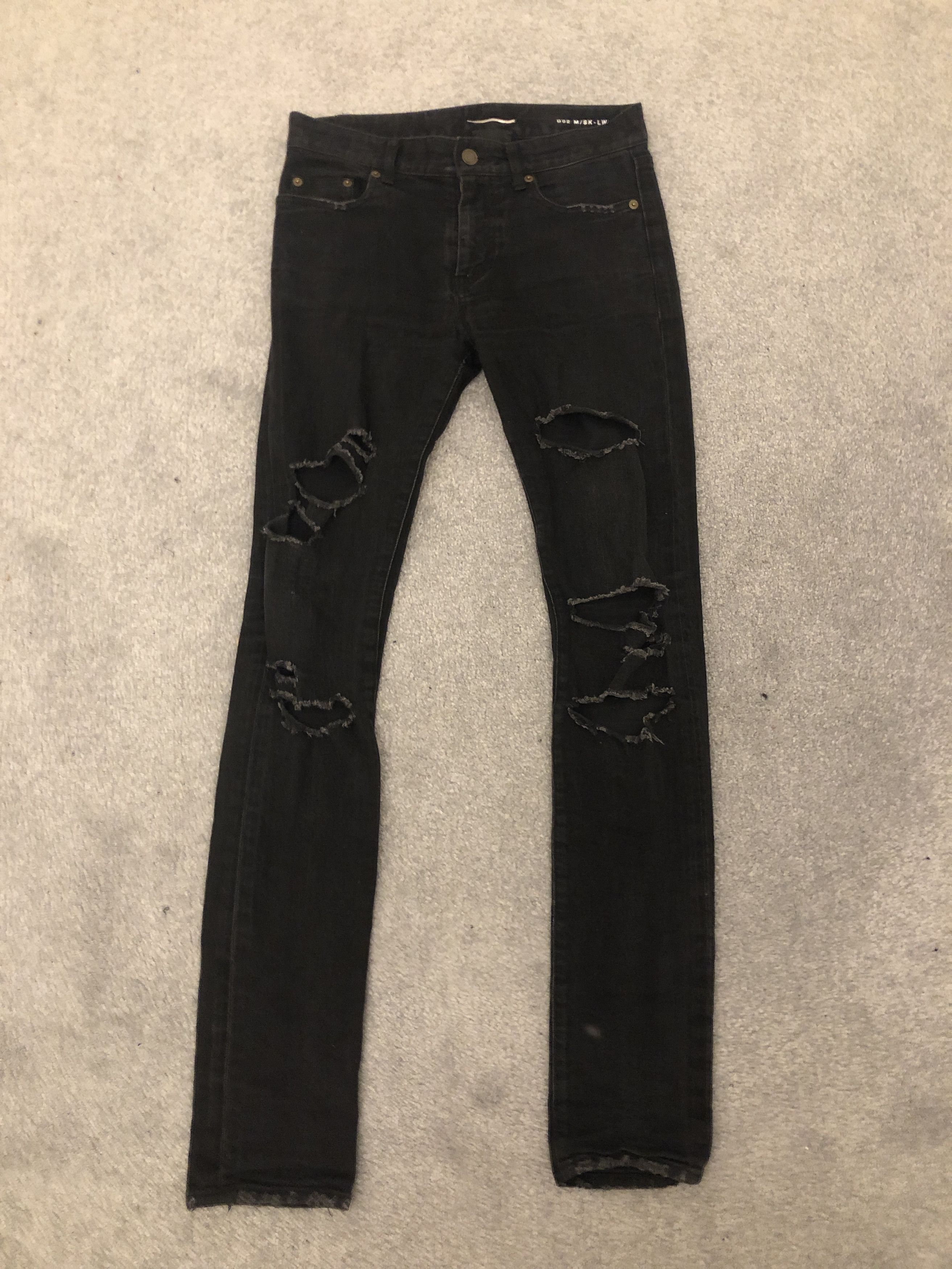 Saint Laurent Paris Saint Laurent Paris FW15 Distressed D02 Denim | Grailed