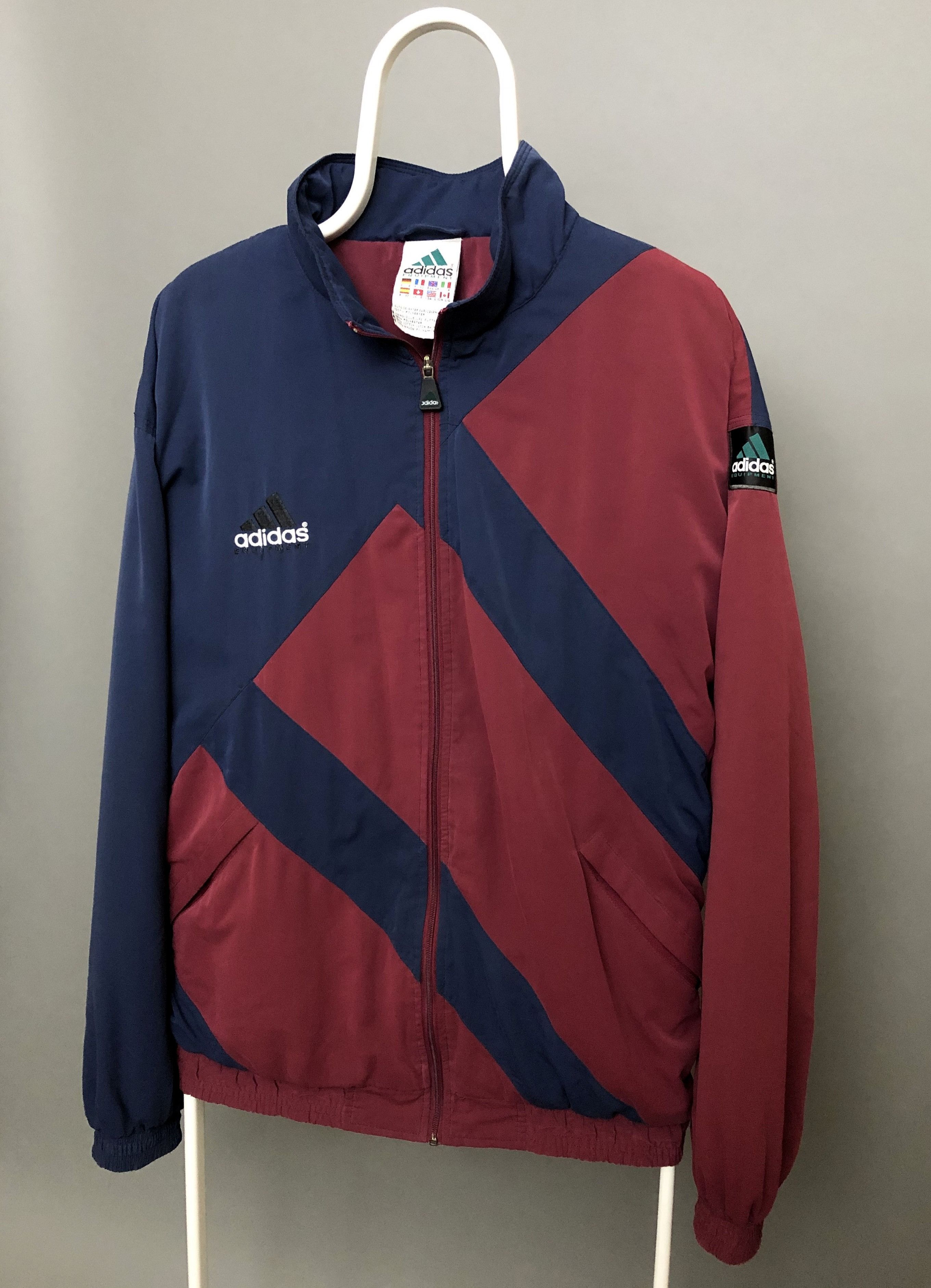 Adidas Men's Adidas Equipment Vintage Tracksuit Jacket Big Logo L | Grailed