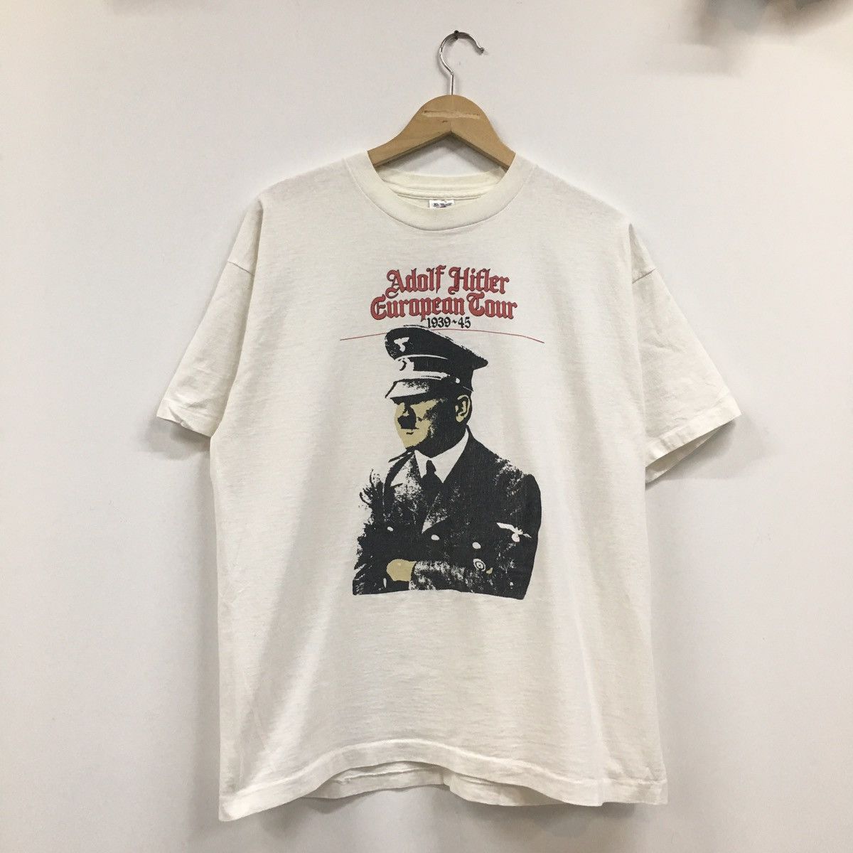 Vintage Very rare 90s Adolf Hitler world tour tshirt | Grailed