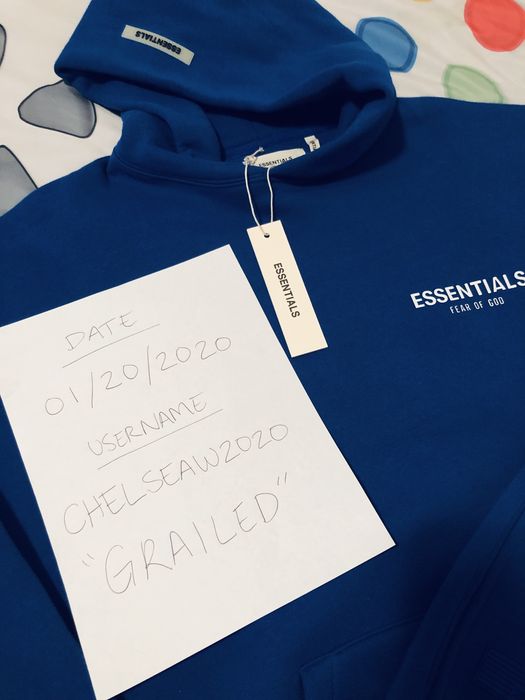 Fear of God AUTHENTIC FEAR OF GOD Essentials x TMC Crenshaw Hoodie | Grailed