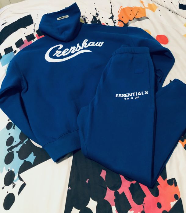 Fear of God AUTHENTIC FEAR OF GOD Essentials x TMC Crenshaw Hoodie | Grailed