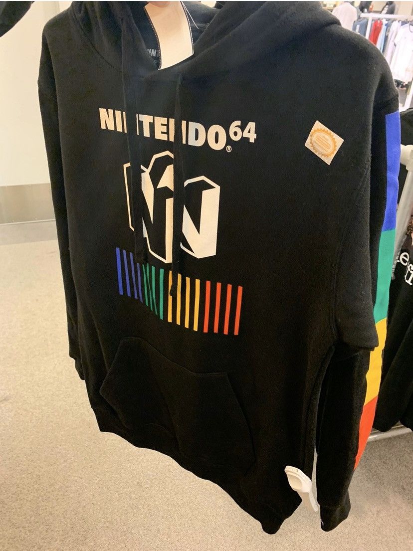 Vintage Deadstock vintage Nintendo 64 Graphic Neon Hoodie | Grailed