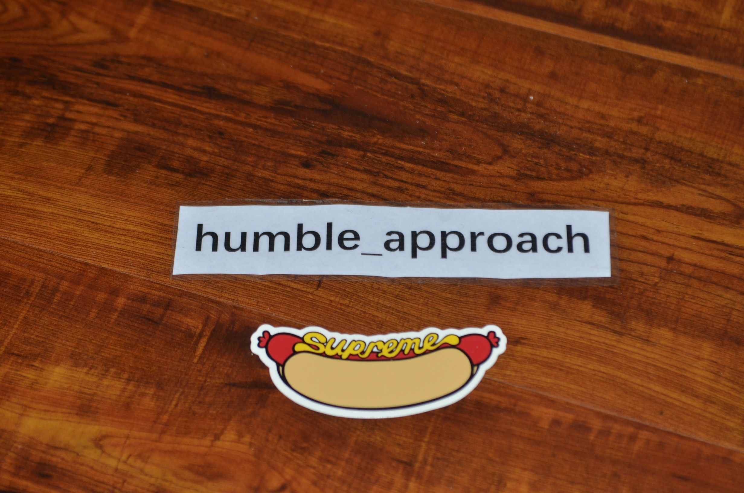 Supreme Supreme Hot Dog Sticker | Grailed
